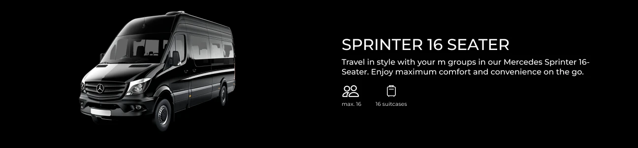Mercedes Sprinter 16 Seater Chauffeur Service